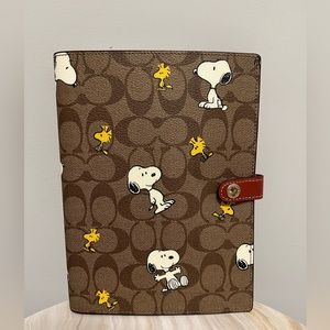 Coach | Office | Coach X Peanuts Notebook In Signature Canvas With ...